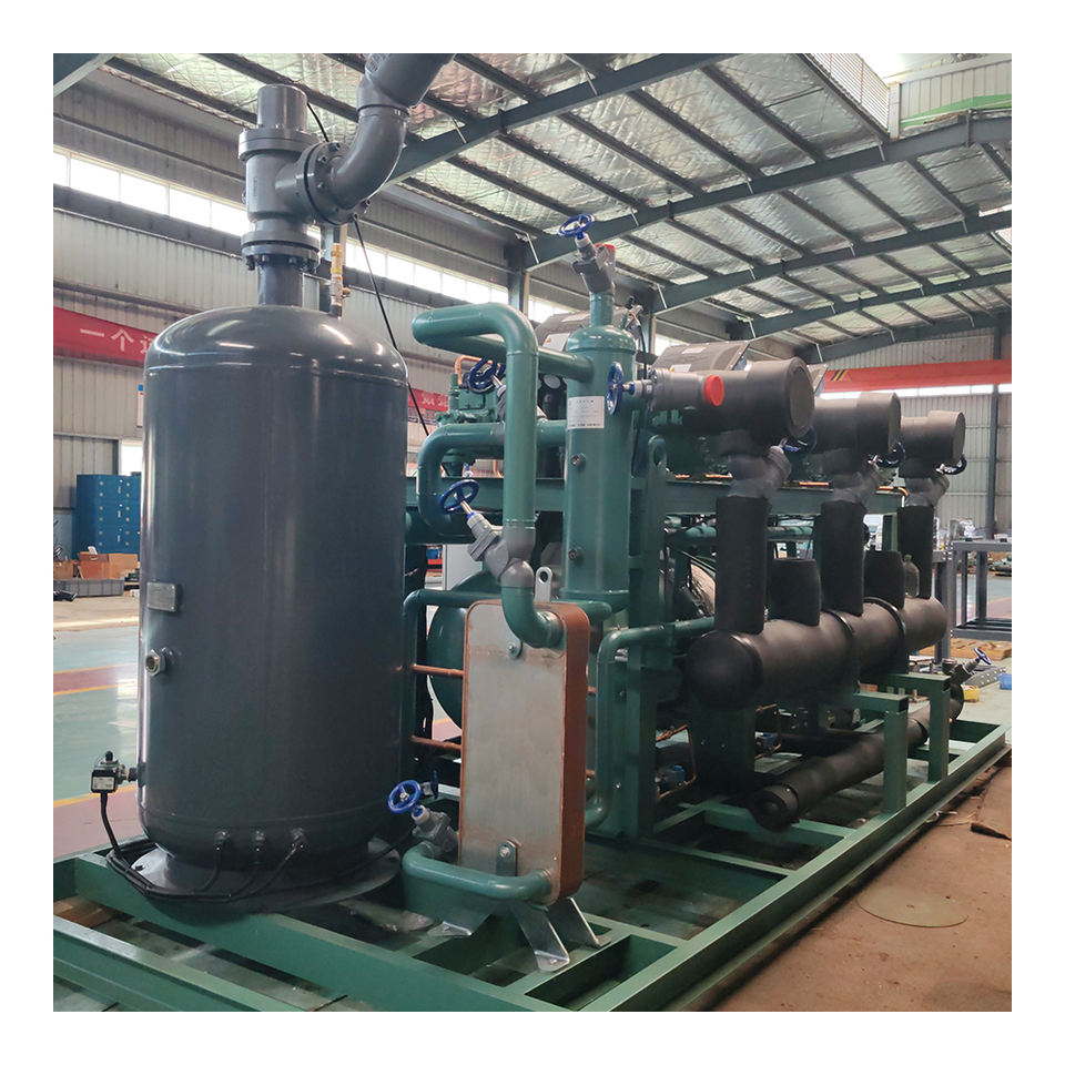 Chinese Factory 380V Two-stage Refrigeration Unit 200HP 400HP 500HP ...