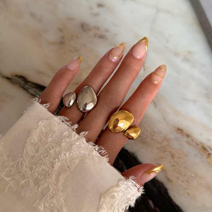 2024 Dazan HOT Winter New Ins Trendy 18k PVD Gold Plated Stainless ...