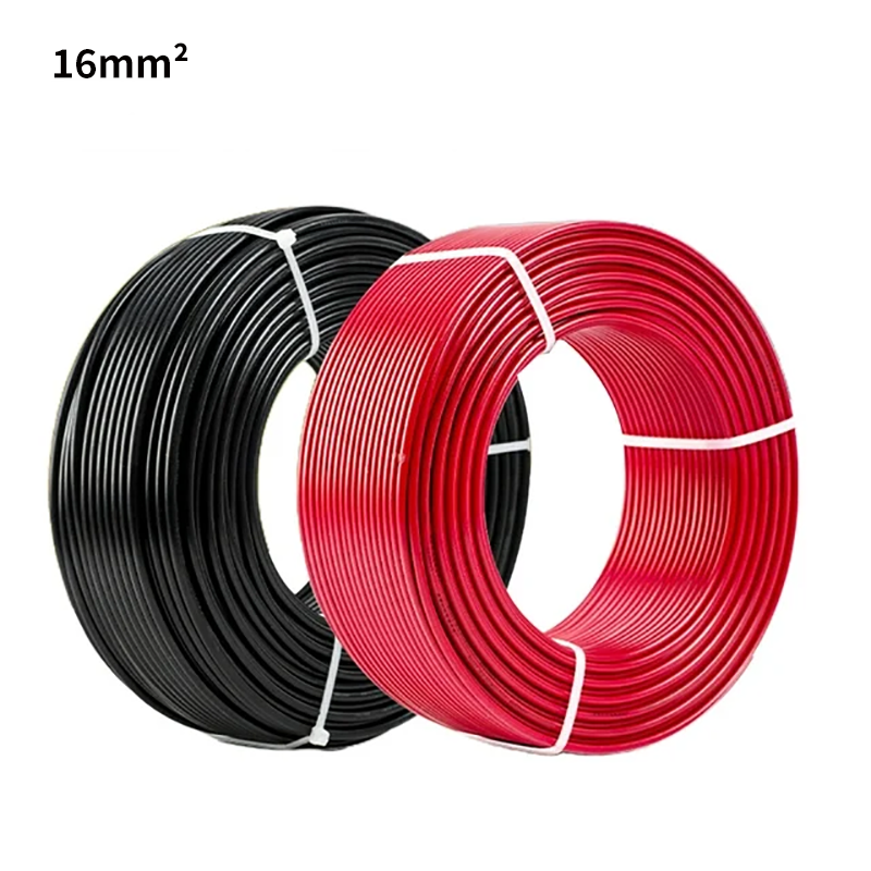 PV Cable Red Black 4mm2 6mm2 10mm2 1000V 1500V DC Solar PV Cable Solar ...
