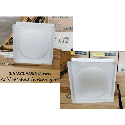 Gradient Crystal Glass Brick Ice Crystal Textured Building Glass Bricks ...