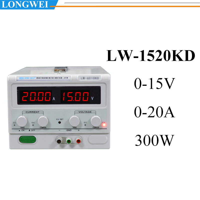 Longwei Lw1520kd 15v 20a Variable Dc Power Supply For Testing ...