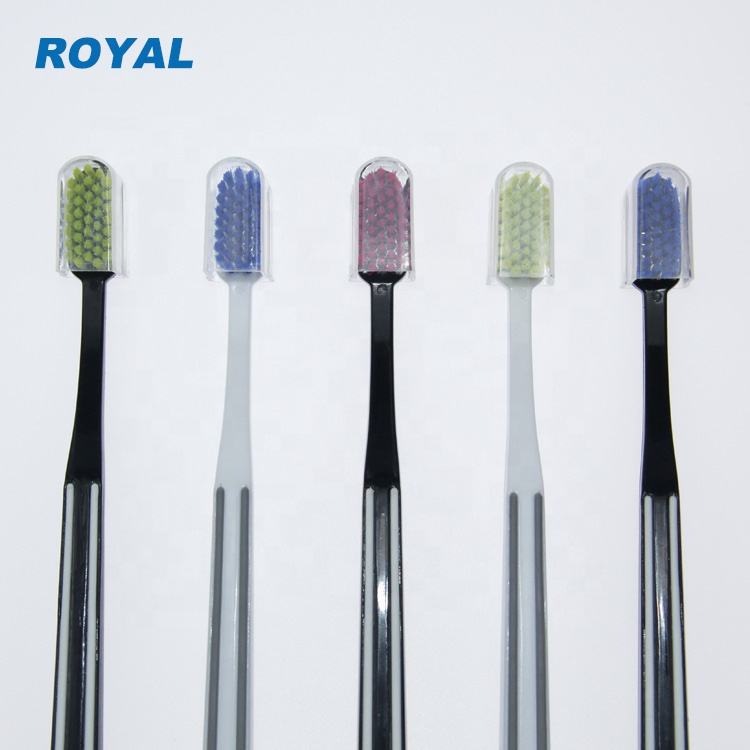 For Adult Soft Nylon Toothbrush PP+TPE Handle ISO Certified Customized ...