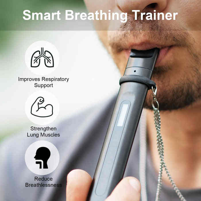 Smart Breathing Trainer - Enhance Lung Capacity & Strength