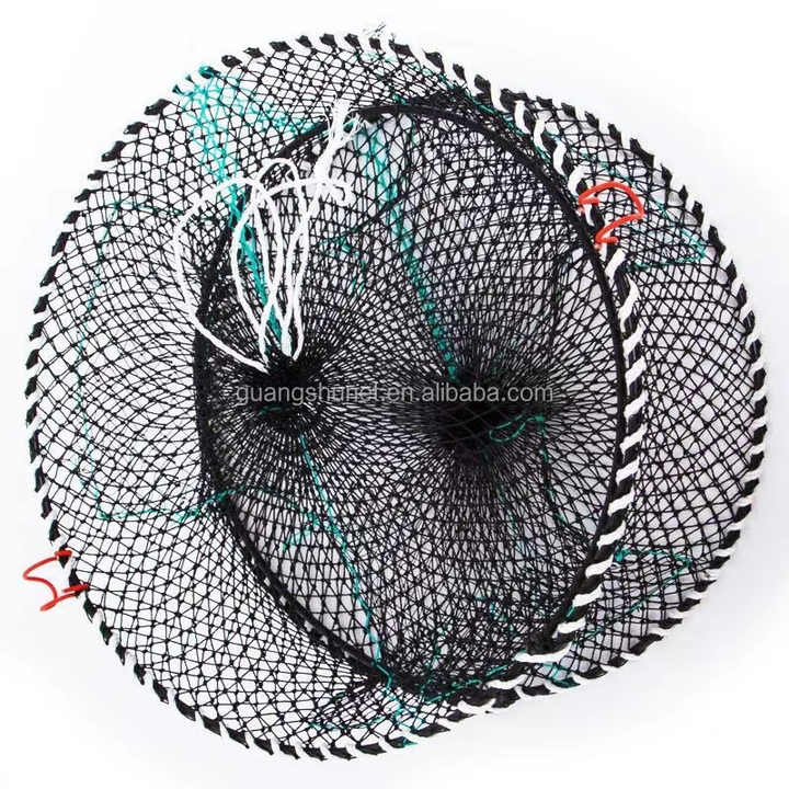 PP/PE/Nylon Foldable Green Crab & Lobster Trap with Customizable ...