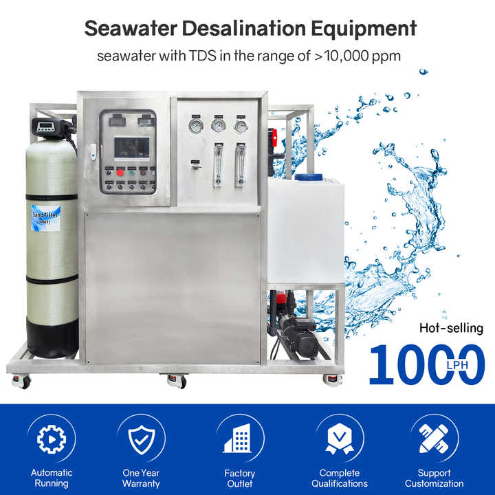 220V Boat Desalination System Seawater to Drinking Water Converter Pump ...