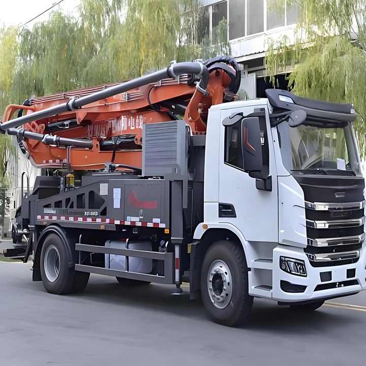 Stationary Concrete Pump System from China Factory Direct Boom Concrete ...