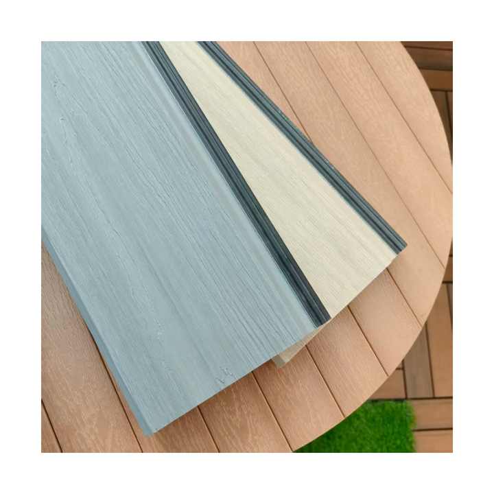 WPC Wood Grain Wall Cladding Non Fade Customized Panel Outdoor ...