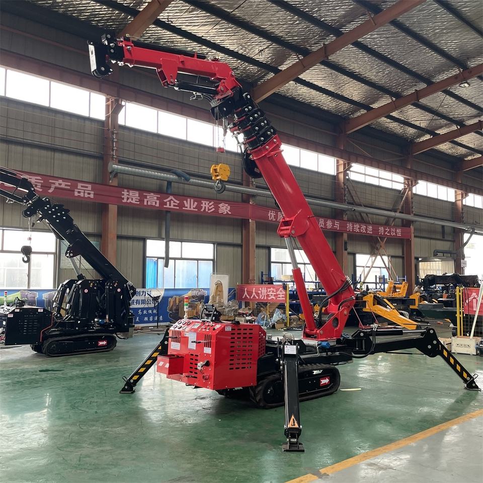 Tonlita Mobile Crane 3 Ton 8 Ton Remote Control Spider Crane