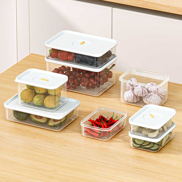 Fresh Preservation Plastic Storage Bins & Boxes Food Grade