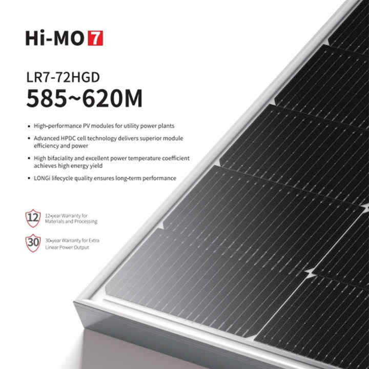 Longi Hi-Mo 7 Solar Panels - High Efficiency & Durability