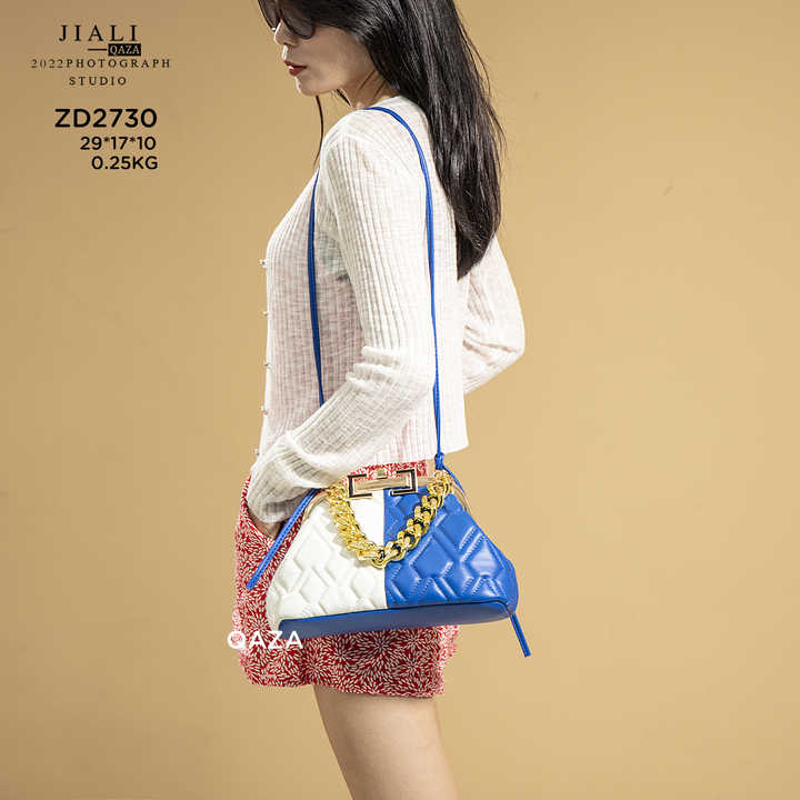 Jiali QAZA New Designer Diamond Lattice Bags for Women