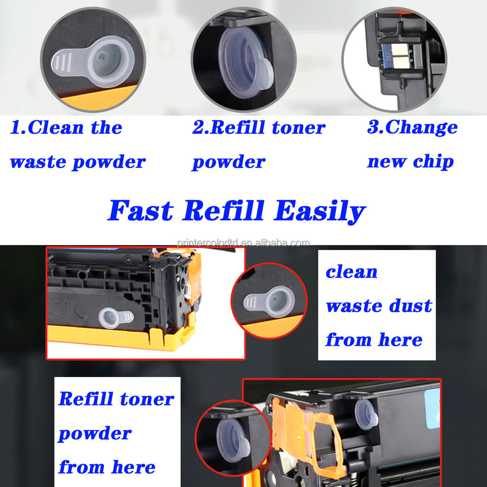 1000Grams Toner Powder Refill Reset for HP LaserJet M 631 M 632 H Z DN ...