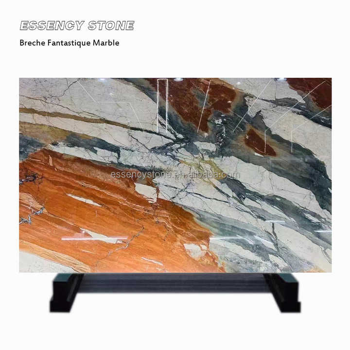 Natural Luxury Breche Fantastique Marble Calacatta Orange Quartzite ...