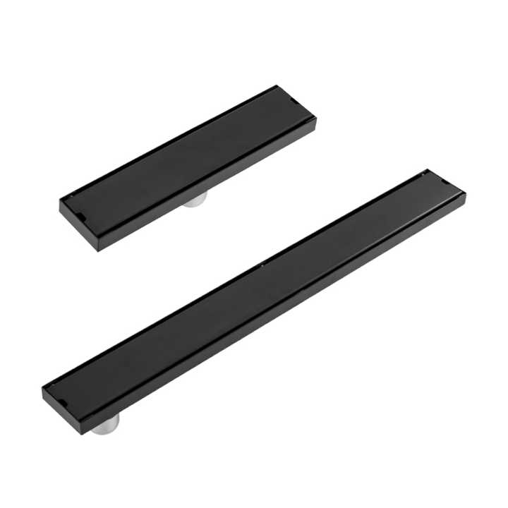 HF 304 Stainless Steel Matte Black Linear Tile Insert Shower Channel ...