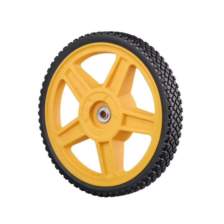 12 Inch Diameter Plastic Wheel with Ball Bearing for Mower