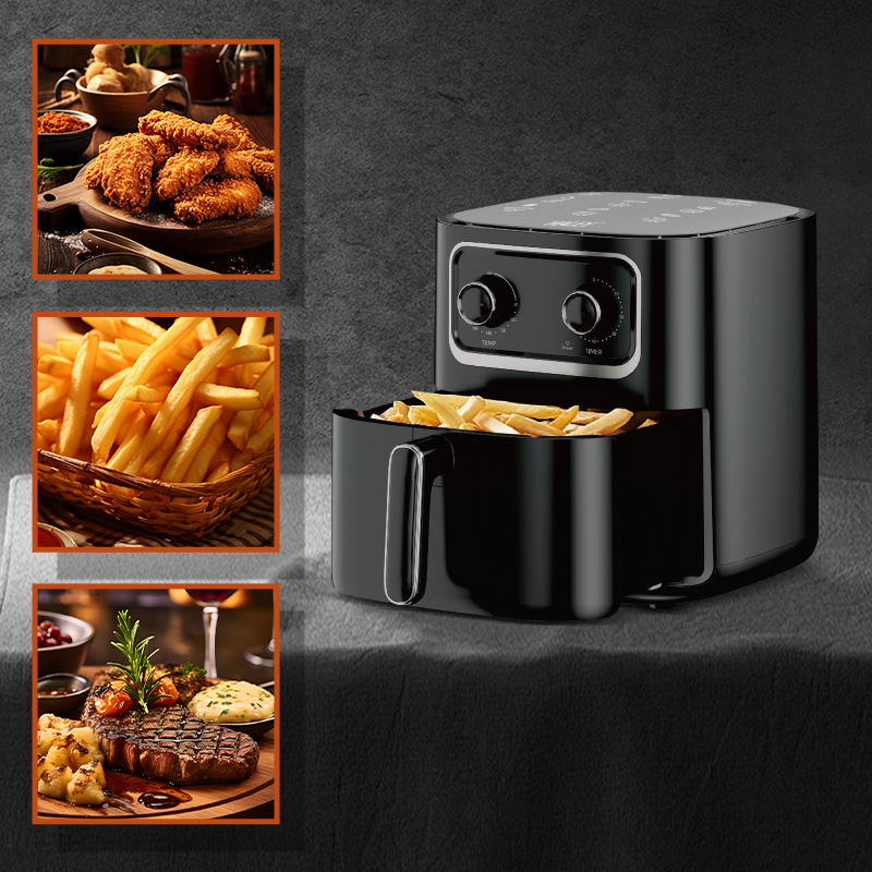 HALEY 8L Square Air Fryer for French Fries - One Touch Digital Control ...