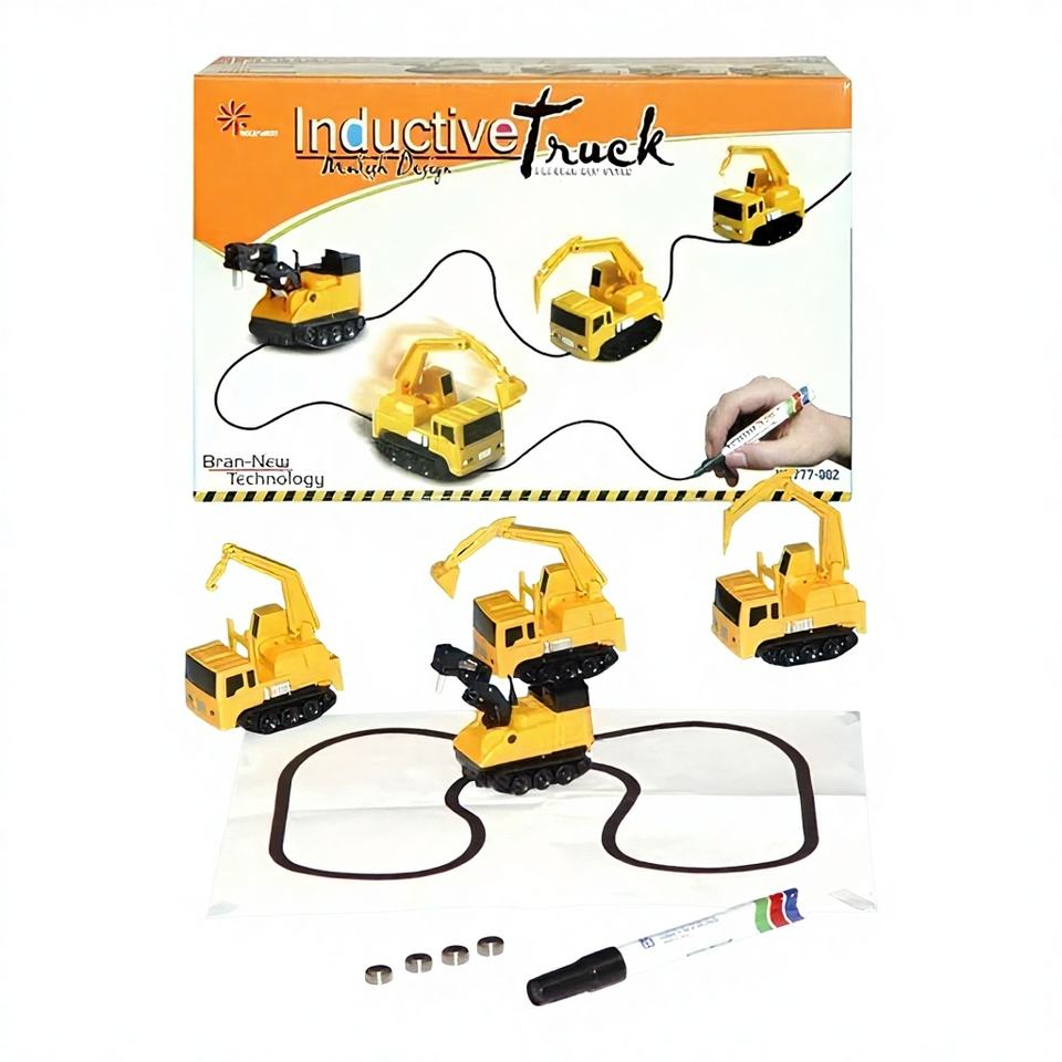 Mini Inductive Line Following Robot Car Kit Intelligent Plastic Line ...