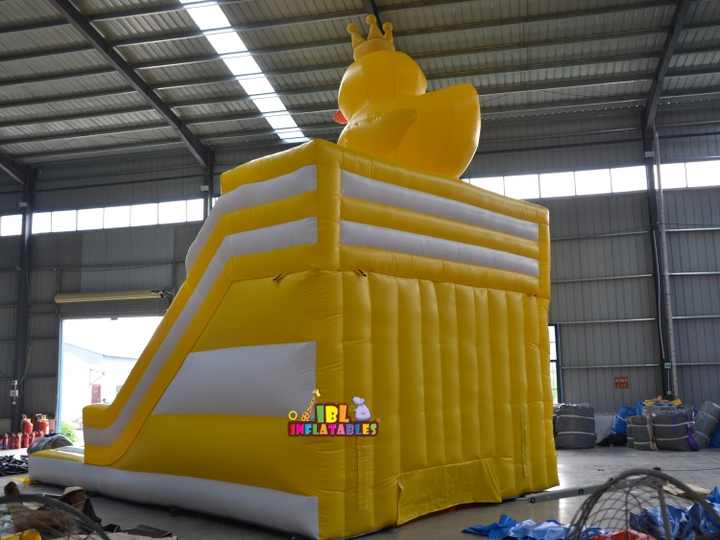 Yellow Duck-Themed Inflatable PVC Water Slide for Kids for Sports Park ...