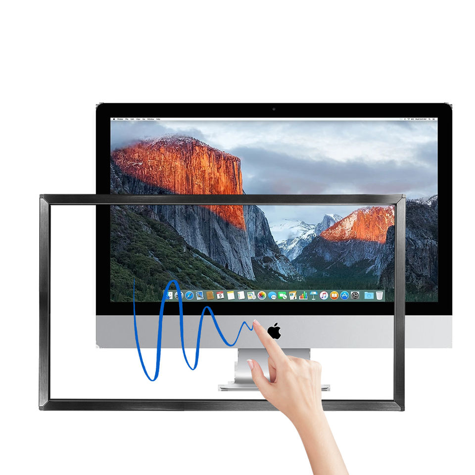 43 Inch Industrial-Grade Custom Touch Screen Frame - Durable Aluminum ...