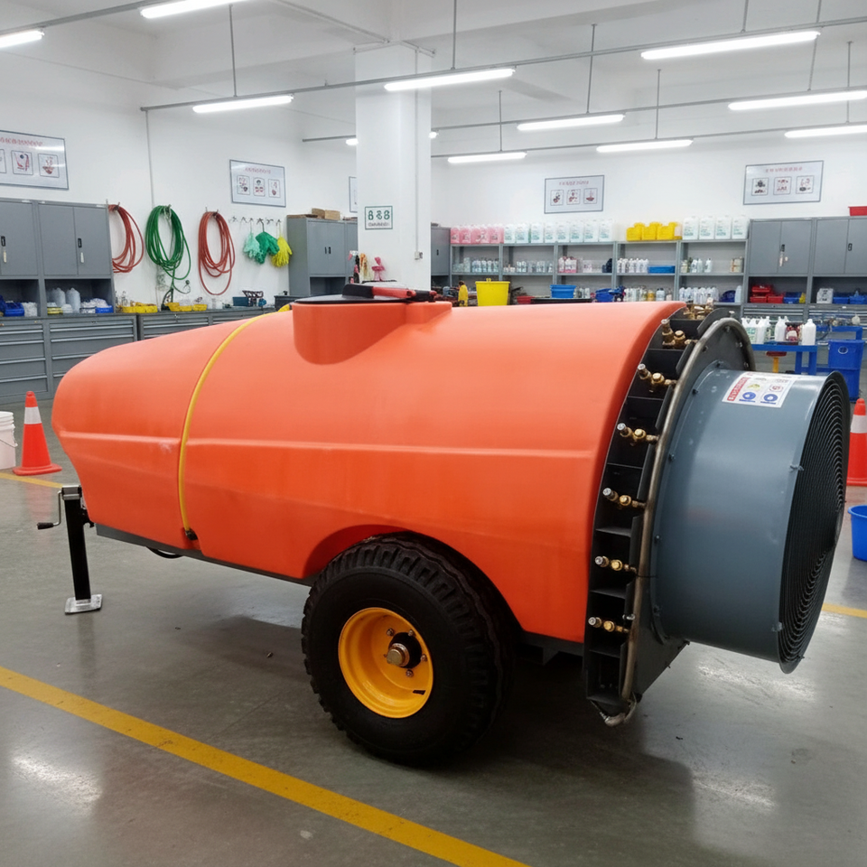 Tractor-type Pump Fruit Tree Sprayer High-range Air-spray 1000-1300L ...