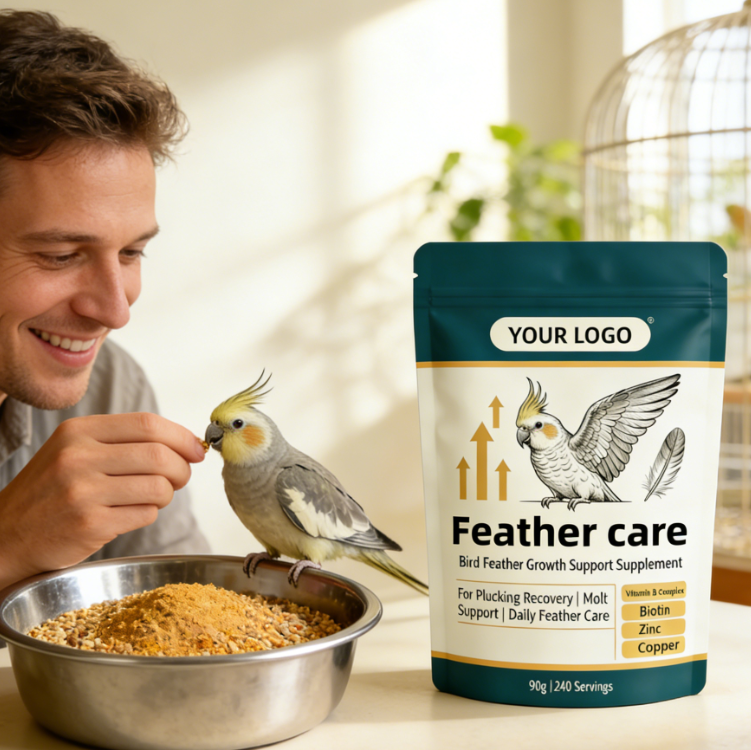 OEM ODM Bird Feather Care Supplement Powder, Molt Support, Promote ...