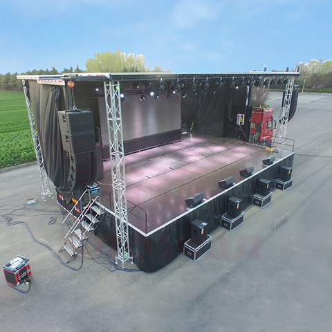 Mobile Led Advertising Car - Multi-Functional Stage Truck