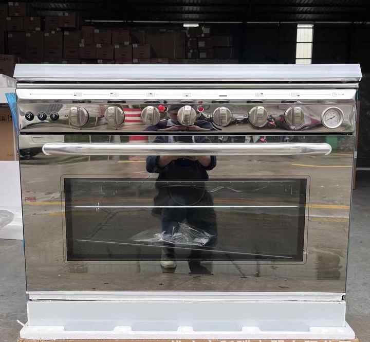 Factory Direct Self-contained Gas 4 Gas Head 2 Electric Oven Smart ...