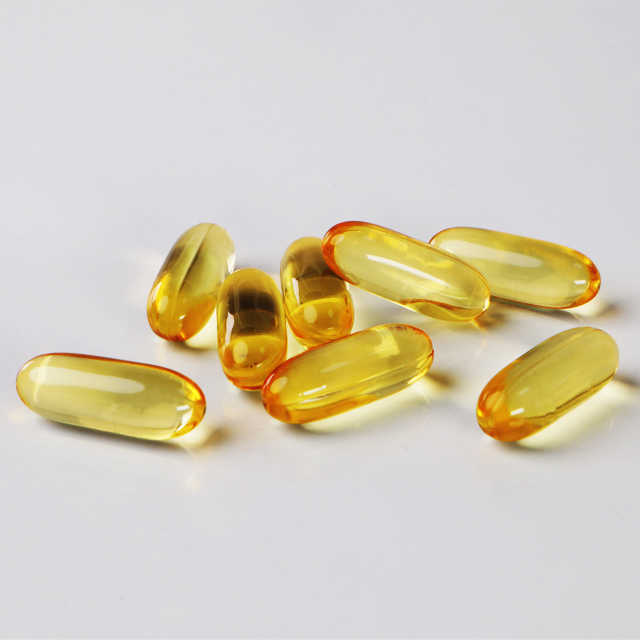 OEM Crude 1000mg Fish Oil Softgel Capsules Fish Oil Omega 3 Capsule in ...