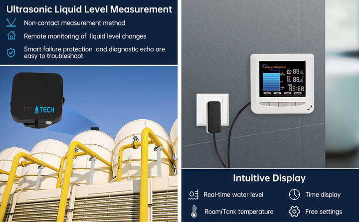 Tuya Wifi RS485 Level Sensor - Smart Liquid Alarm System