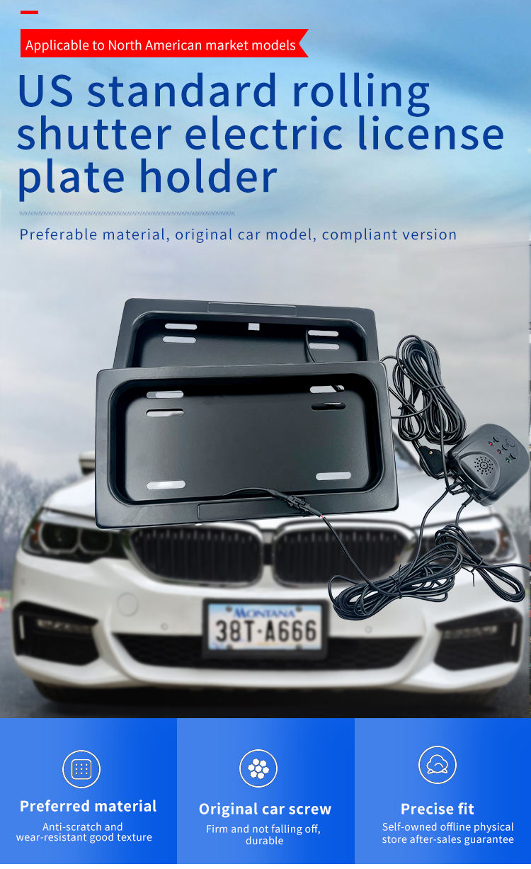 Wholesale XT 2 Pack License Plate with Electric Remote Control ...