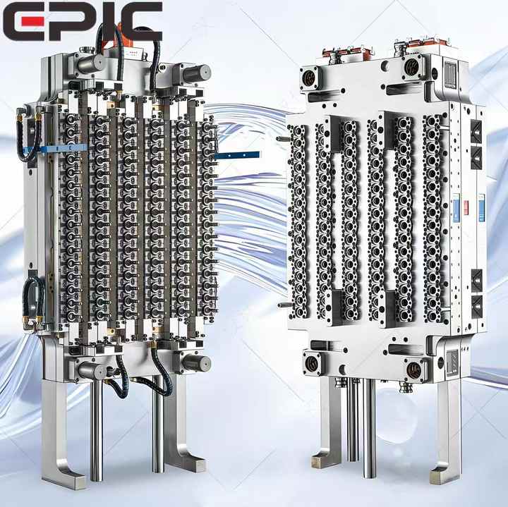 96 Cavities Hot Runner PET Preform Injection Mold for High-Volume Oil ...