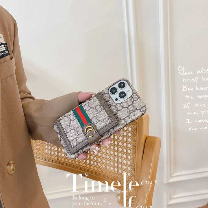 Luxury Designer Style logo Phone case with Leather Card case for ...