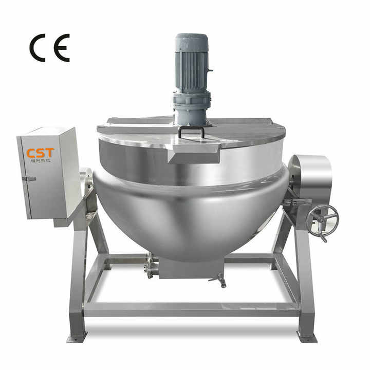 Stainless steel jacketed cooking kettle with agitator scraper| Alibaba.com