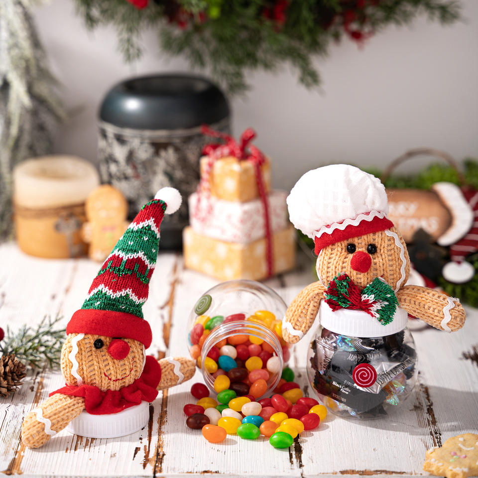 Haube Creative Gingerbread Man Biscuit Man Storage Jar Festive ...