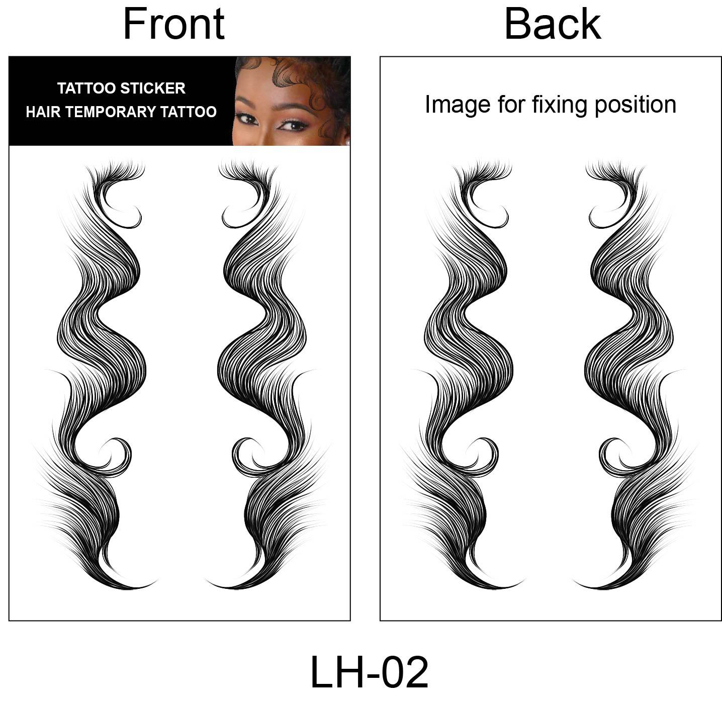 Hair Tattoos - Durable, Temporary, and Customizable