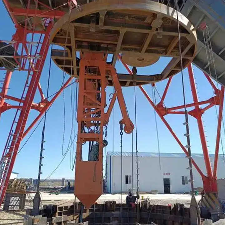 Mining Shaft Sink Suspension Platform Multi-Layer Fixed Hoist Platform ...