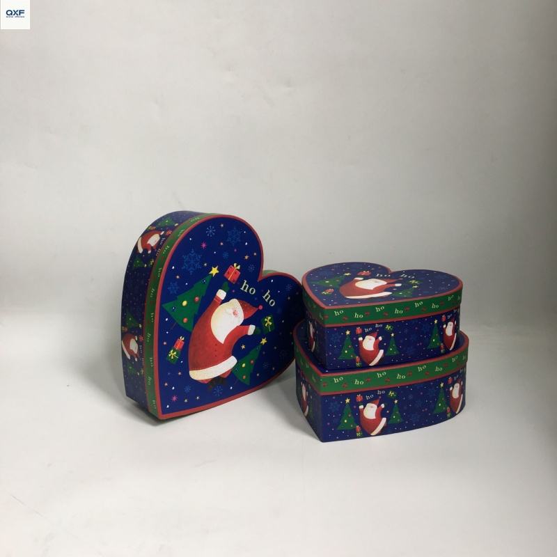 Empty Heart Shaped Rigid Paperboard Gift Box Glossy/Matt Lamination ...
