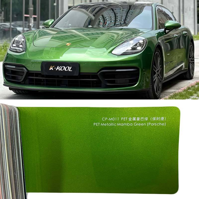 Metallic Mamba Green Original Color Wrap Car Vinyl Air Release Anti ...