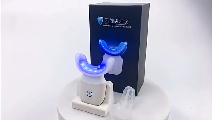 Tooth Whitening Device 360 Degree Wave Brush USB Rechargeable U Shape ...