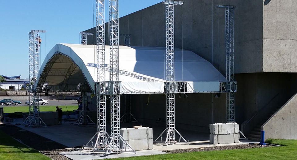 Aluminium Spigot Plywood Platform Truss for DJ Concert Truss Lighting ...