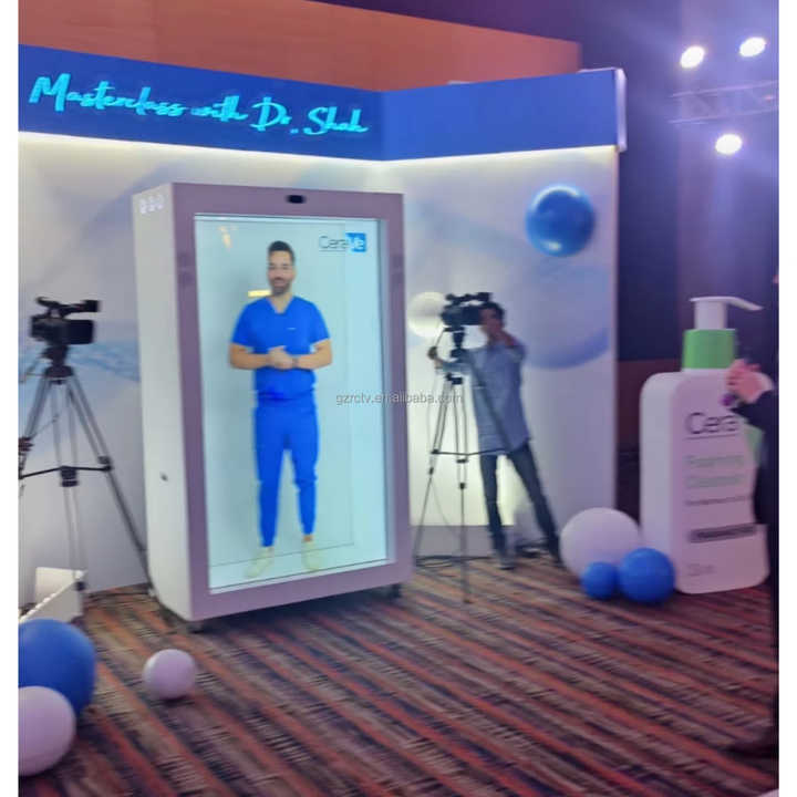 Indoor AI 3D LCD Hologram Display - Interactive & Transparent