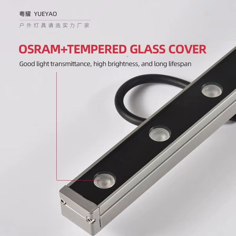 DMX RGB LED Wall Washer Light IP66 Waterproof Outdoor Garden Facade ...