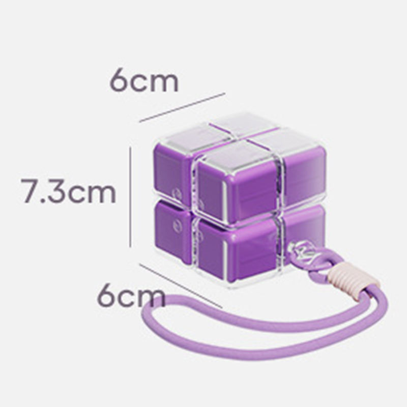 Portable Pill Organizer - 8 Compartments Weekly Medication Storage Box ...