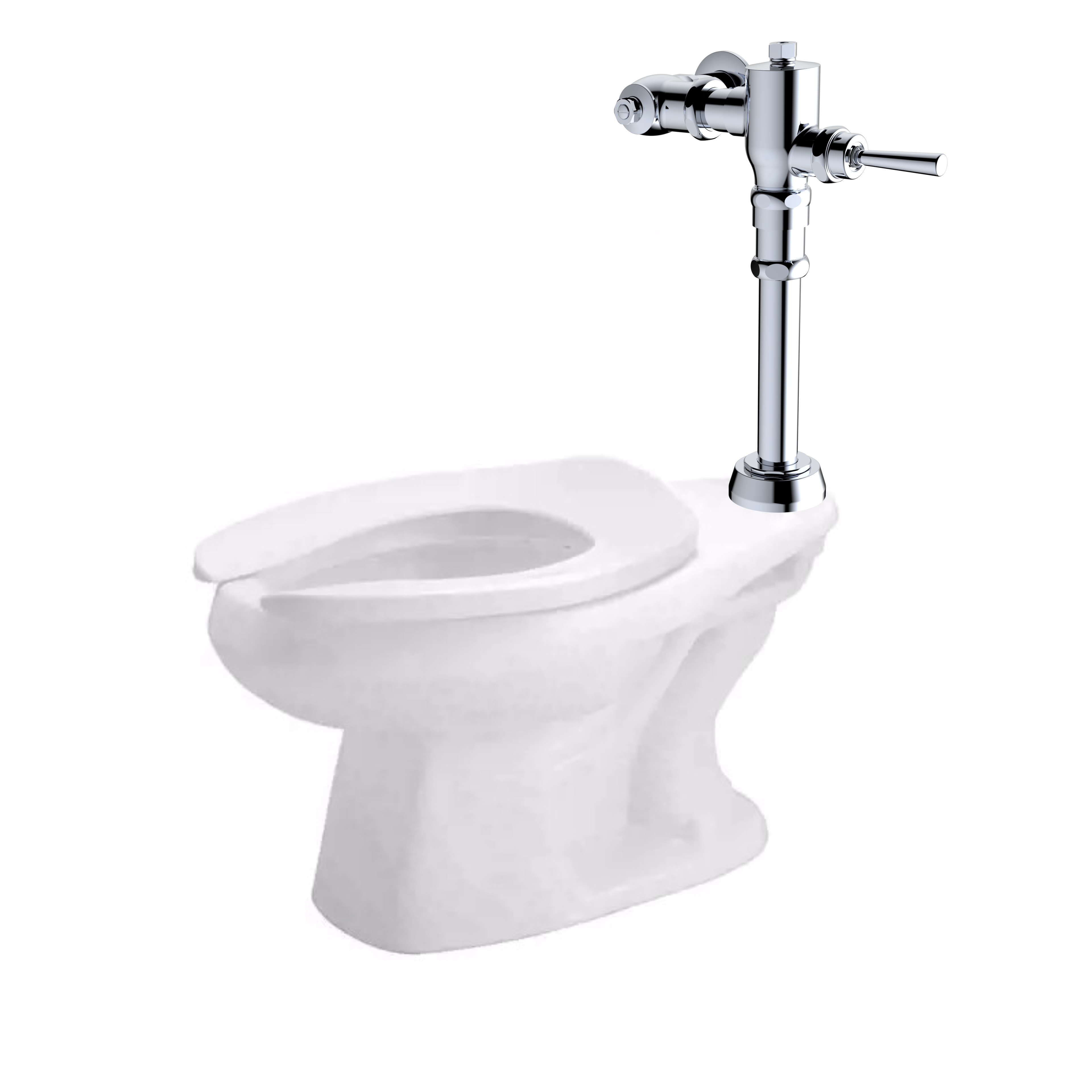 High Quality Wall Mounted Flush Valve Toilet Push Button