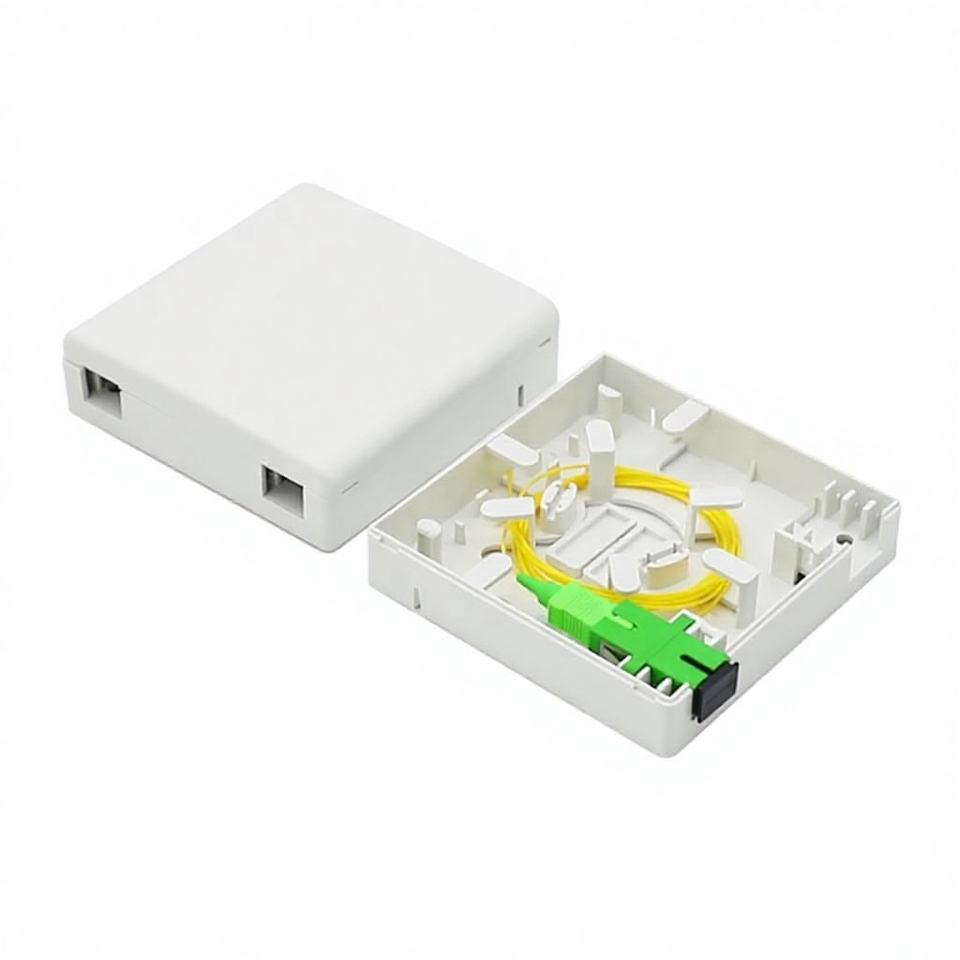 86 Type 2 Port Fiber Optic Faceplate Wall Mount SC/APC SC/UPC Mini FTTH ...