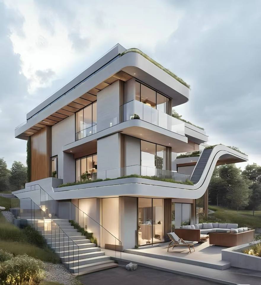 2026 Customizable Steel Structures for Modern Villa Mall Use Two-layer ...