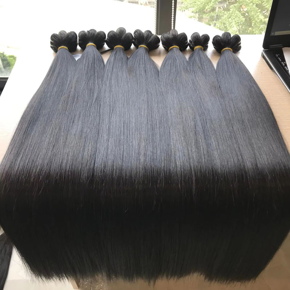 Full End Human Hair Extensions Double Drawn Vietnamese Human Hair ...
