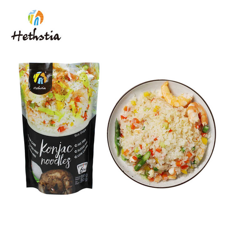 Fiber-rich Organic Fat-free Konjac Arroz Instant Rice Konjac Rice ...