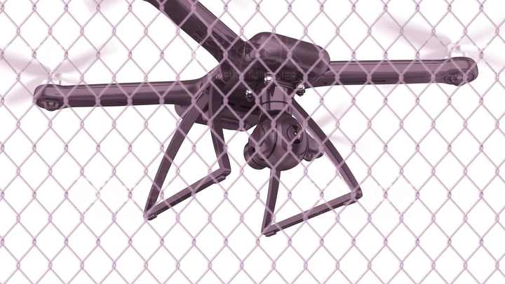 Flame-Retardant Drone Safety Net Drone Capture Net UAV Protective ...