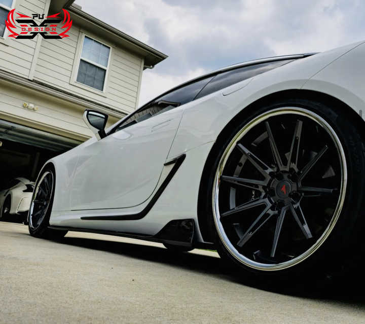 Wholesale Door Panel Canards Dry Carbon Fiber Side Fenders WideBody Kit ...